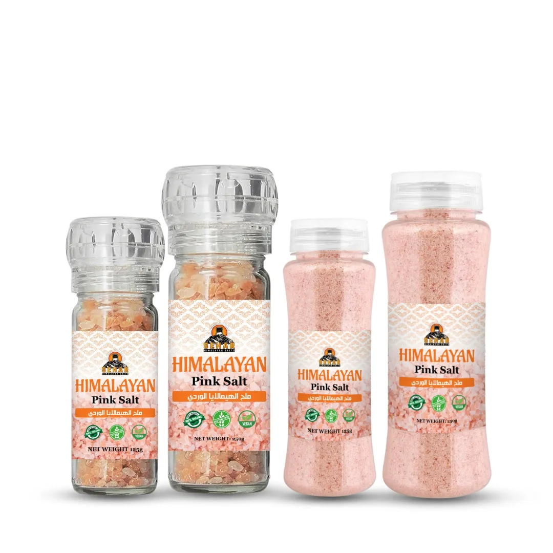 Himalayan Pink Salt | Grinder - Shaker | 125g - 250g - Sehar Himalyan Salt