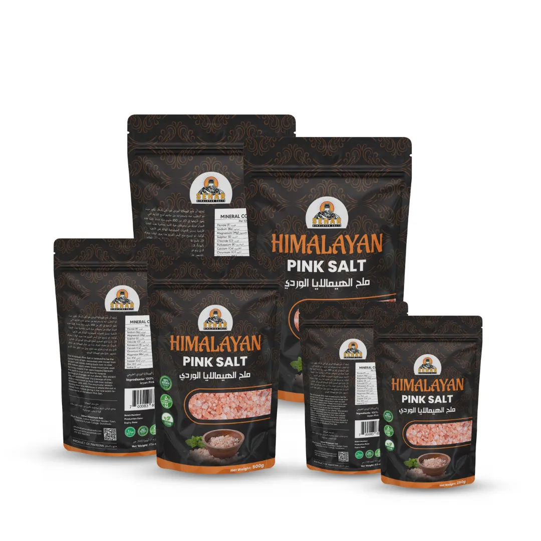 Himalayan Pink Salt | Coarse | Pouch With Ziplock | 250g - 500g - 1000g ...