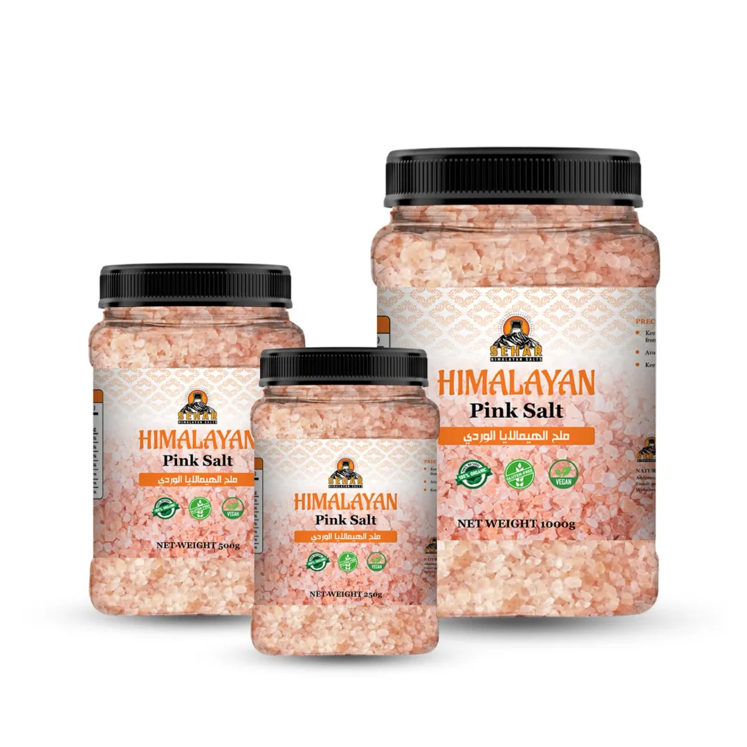 Himalayan Pink Salt | Coarse | 1000g - 500g - 250g - Sehar Himalyan Salt